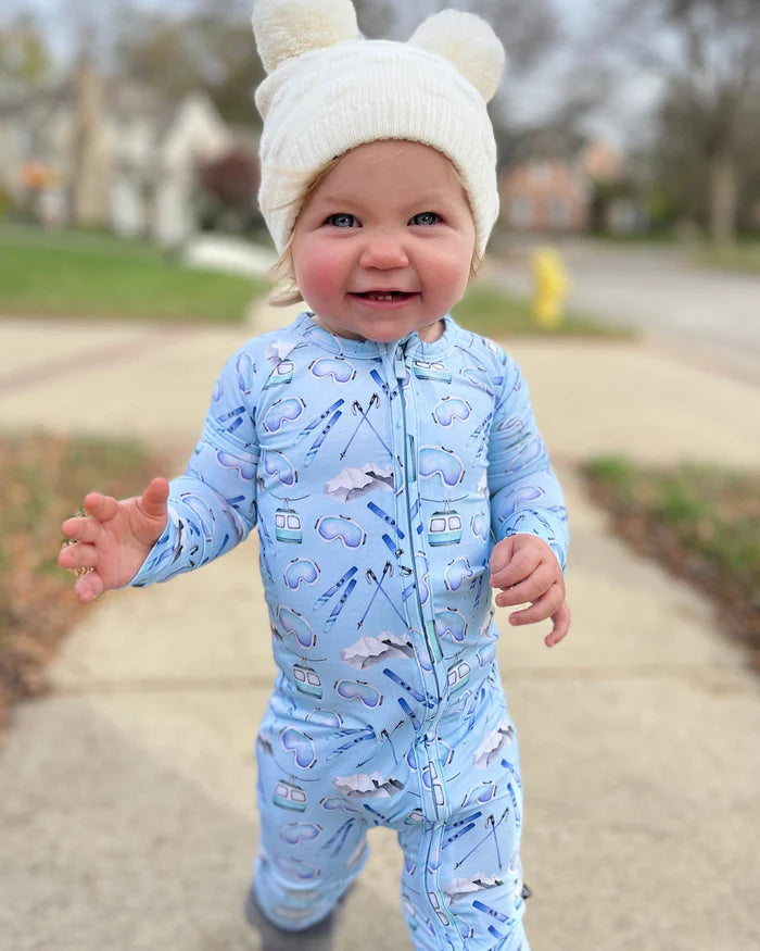 Ski-Themed Pajamas for the Whole Family - Match & Stay Cozy | Lev Baby
