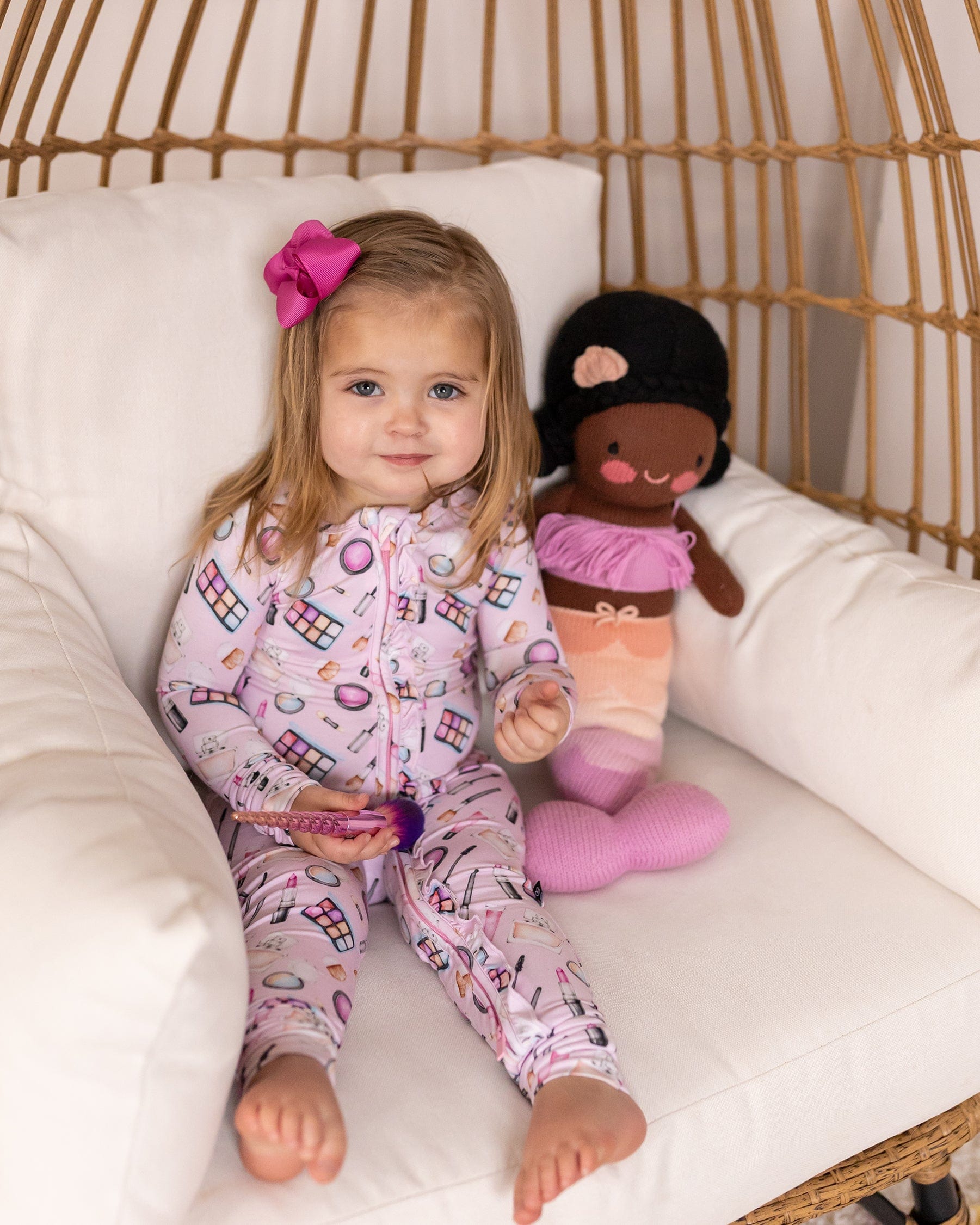 Aurora Makeup Collection - Cute Bamboo Pajamas for Girls | Lev Baby